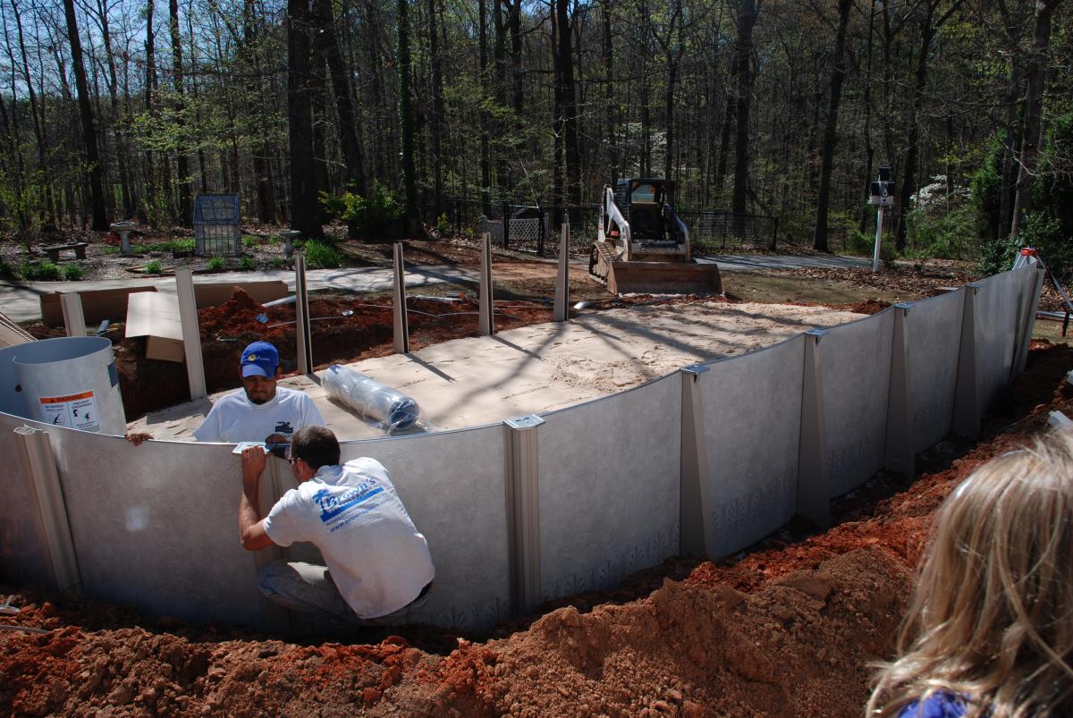 Aboveground Pool Installation Services by Brown's Pools, serving Metro ...