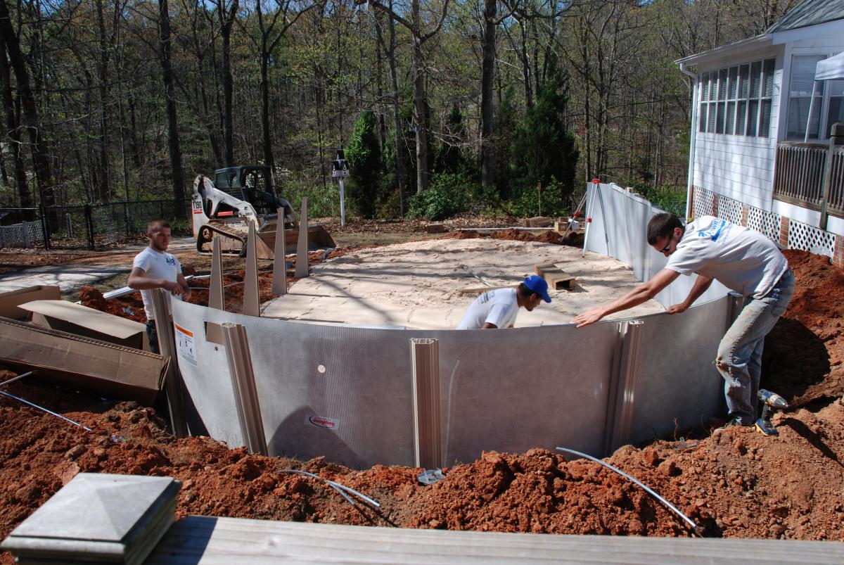 Aboveground Pool Installation Services by Brown's Pools, serving Metro ...