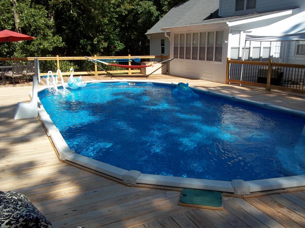 Aboveground Pool Installation Services by Brown's Pools, serving Metro ...