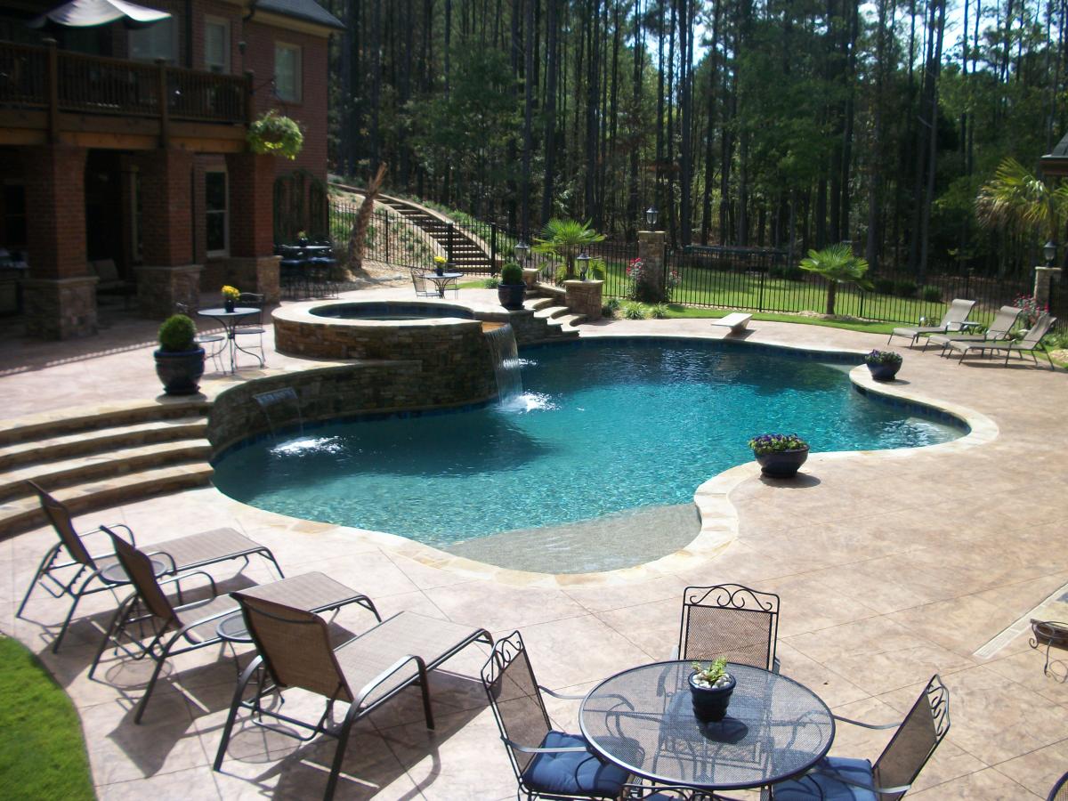 Gunite Pool Gallery | Brown's Pools & Spas Inc. | Atlanta Premier Pool ...