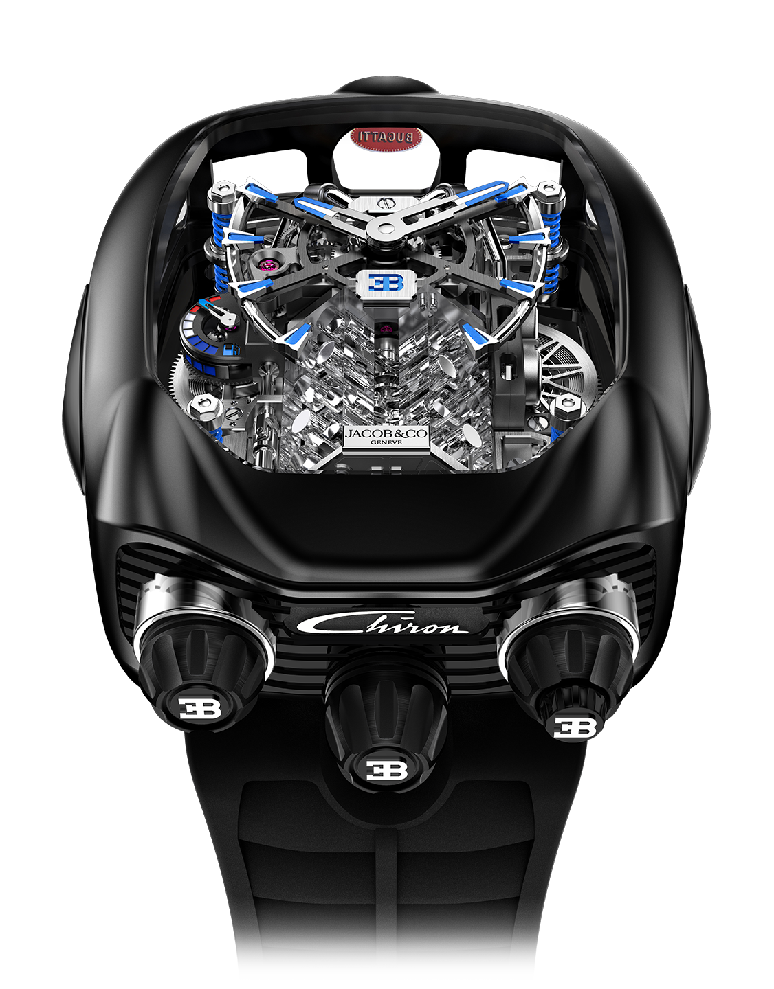 Neue Uhr: Jacob & Co The Bugatti Chiron Tourbillon