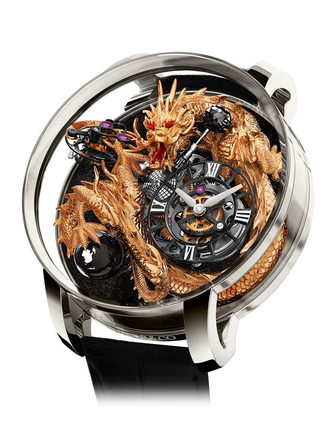 Astronomia Black Dragon White Gold | Jacob & Co